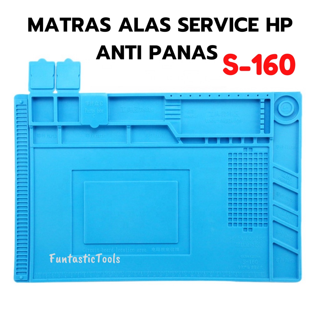 Jual Alas Solder Service Hp Anti Panas Magnet Matras Karpet Servis ...