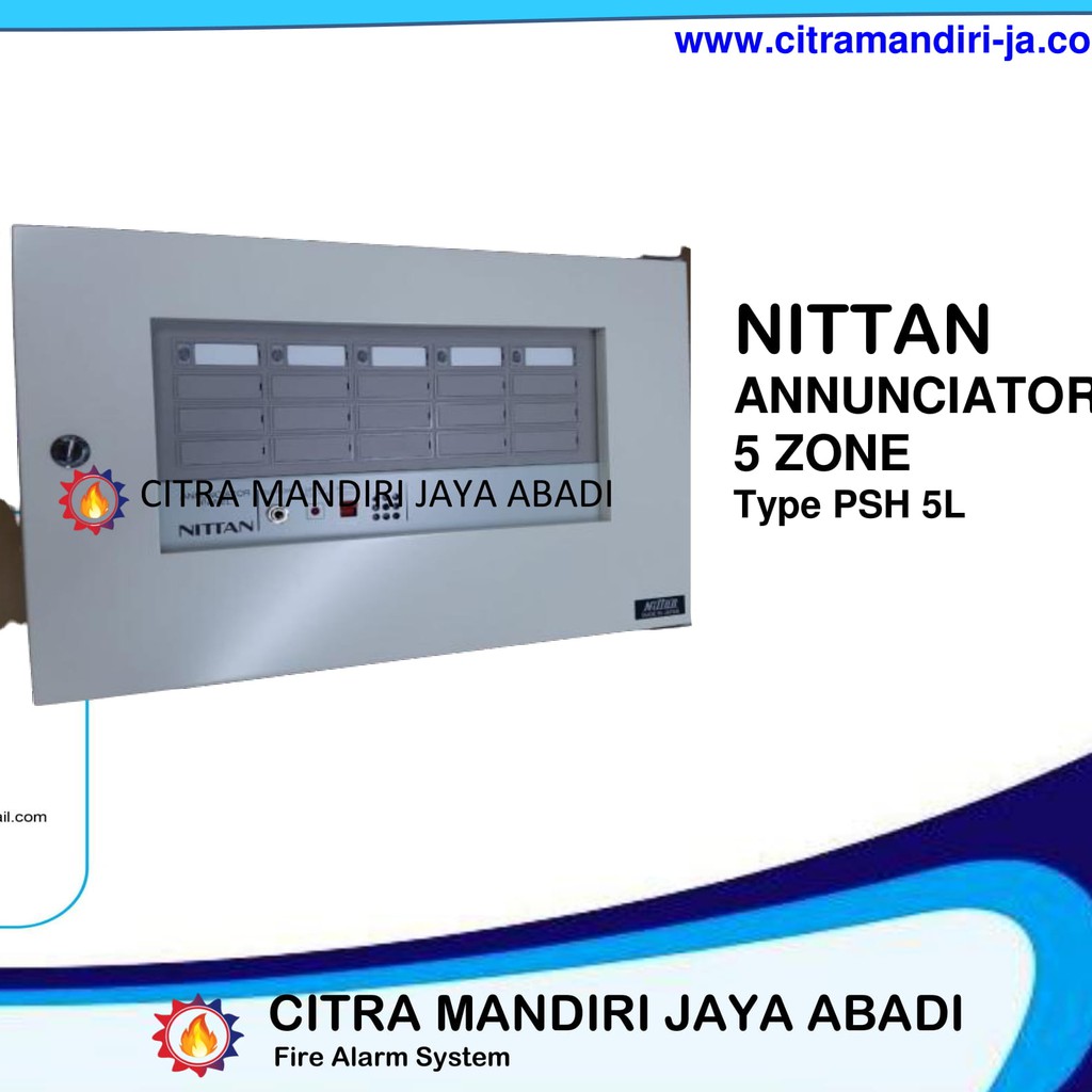 Jual ANNUNCIATOR FIRE ALARM NITTAN 5 ZONE PSH-5L | Shopee Indonesia
