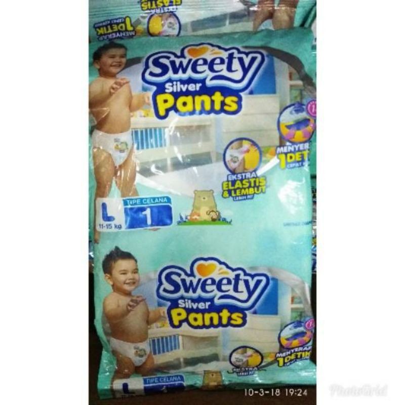 Jual Sweety Silver Pants S/M/L/XL 1 Renceng @ 6 pcs | Shopee Indonesia