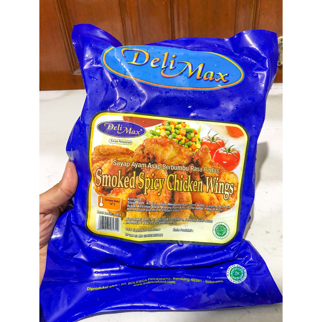 Jual DELI MAX SPICY WINGS CHIKEN 500GR | Shopee Indonesia