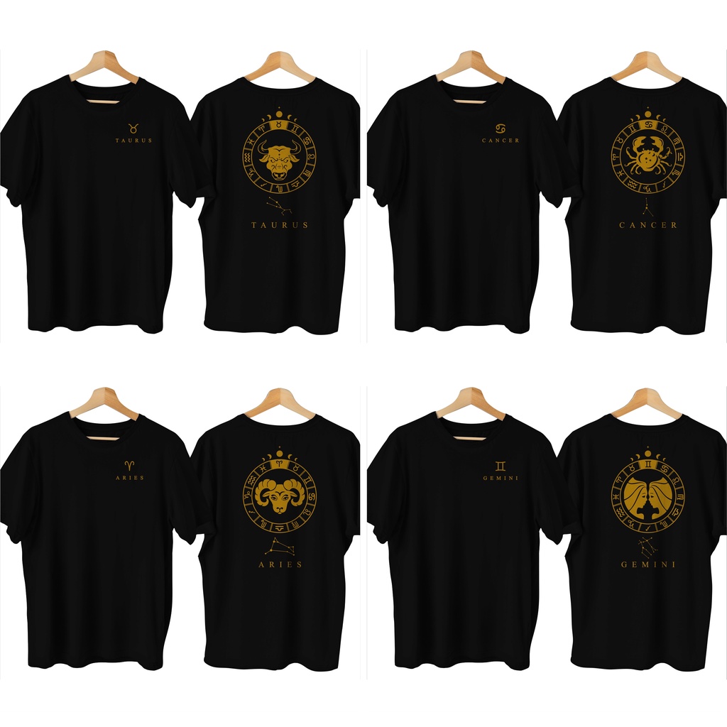 Jual Tshirt Baju Kaos Zodiak FULL GOLD Series New new / Baju ZODIAK ...