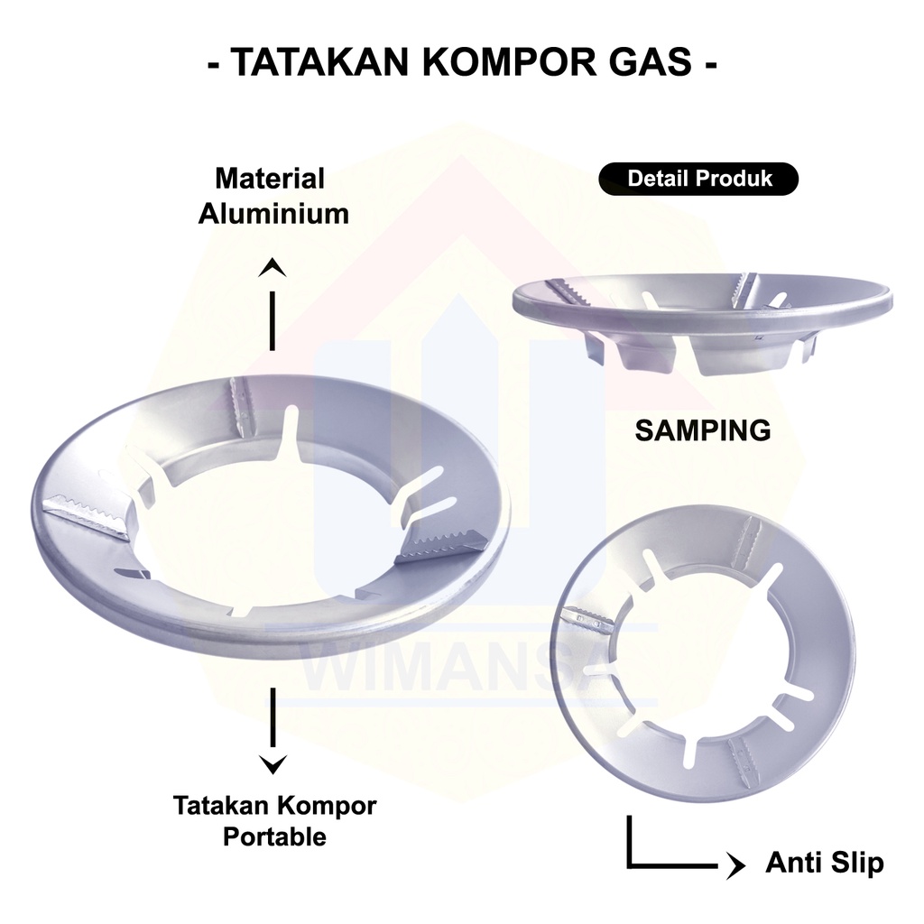 Jual TATAKAN KOMPOR GAS - TUNGKU KOMPOR PORTABLE | Shopee Indonesia