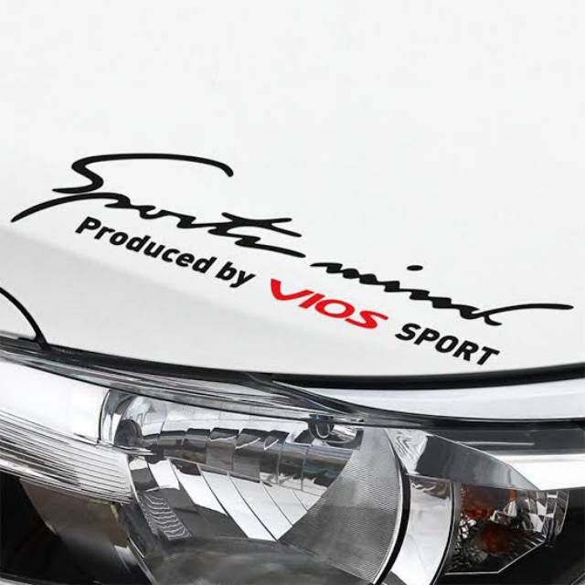 Jual Stiker mobil vios stiker sportmind vios terbaru | Shopee Indonesia