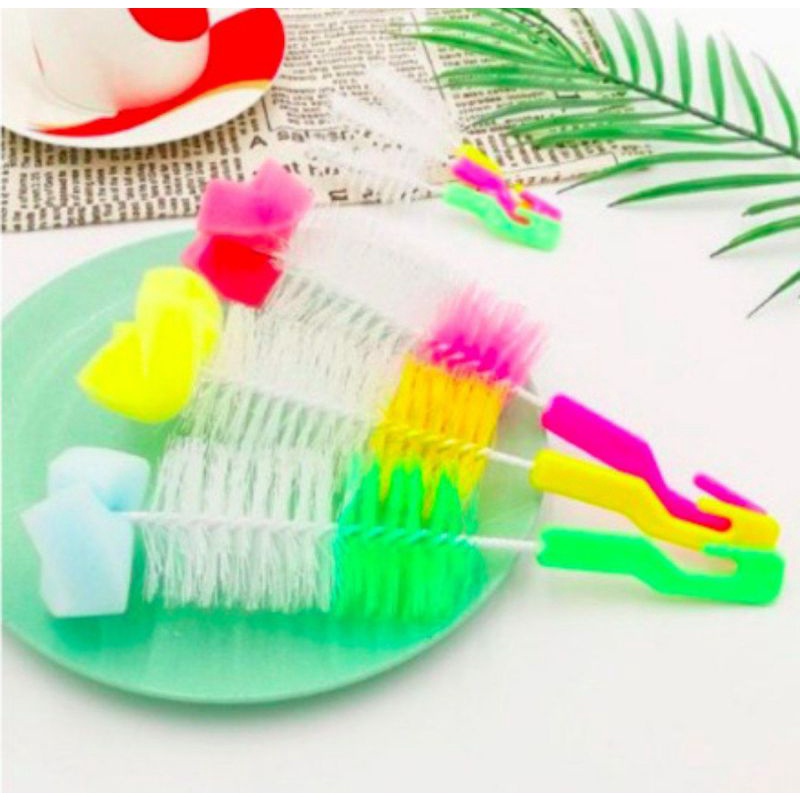 Jual Sikat cuci botol pembersih gelas bayi sikat spons cuci botol 2 in ...