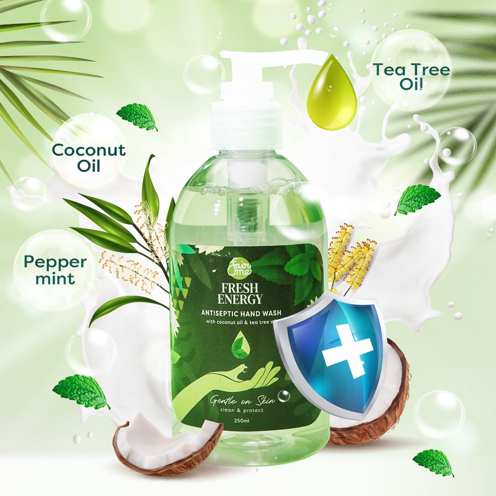 Jual Fairme Fresh Energy Antiseptic Handwash Cuci Tangan Anti Bakteri ...