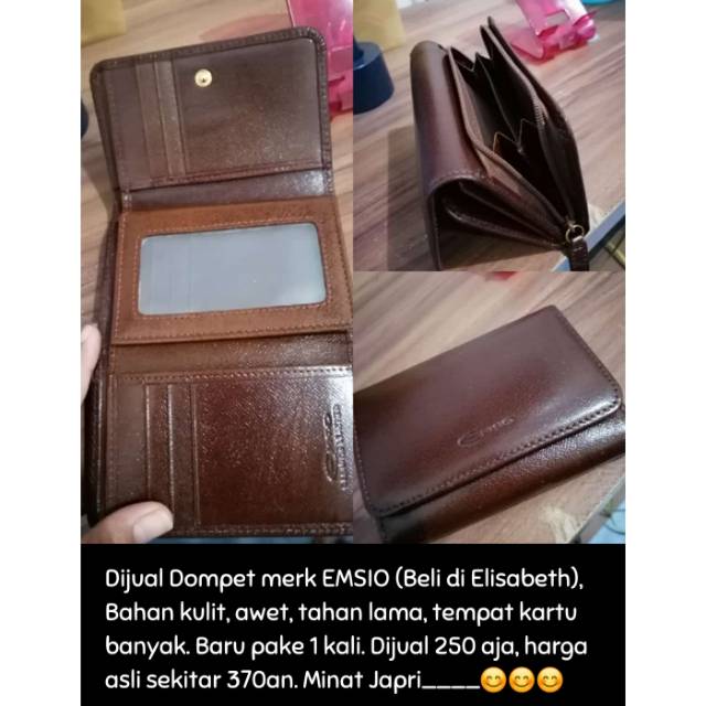 Jual Dompet Emsio (PreLoved) | Shopee Indonesia