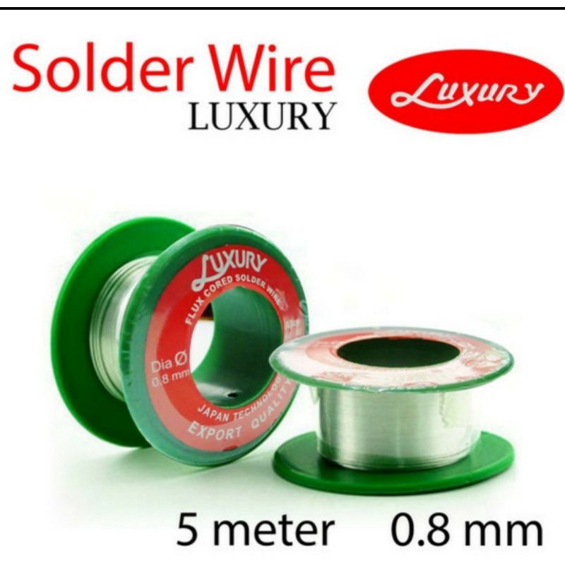 Jual Timah Solder 5M LUXURY / Tenol / Solder Wire Gulungan 5 Meter ...