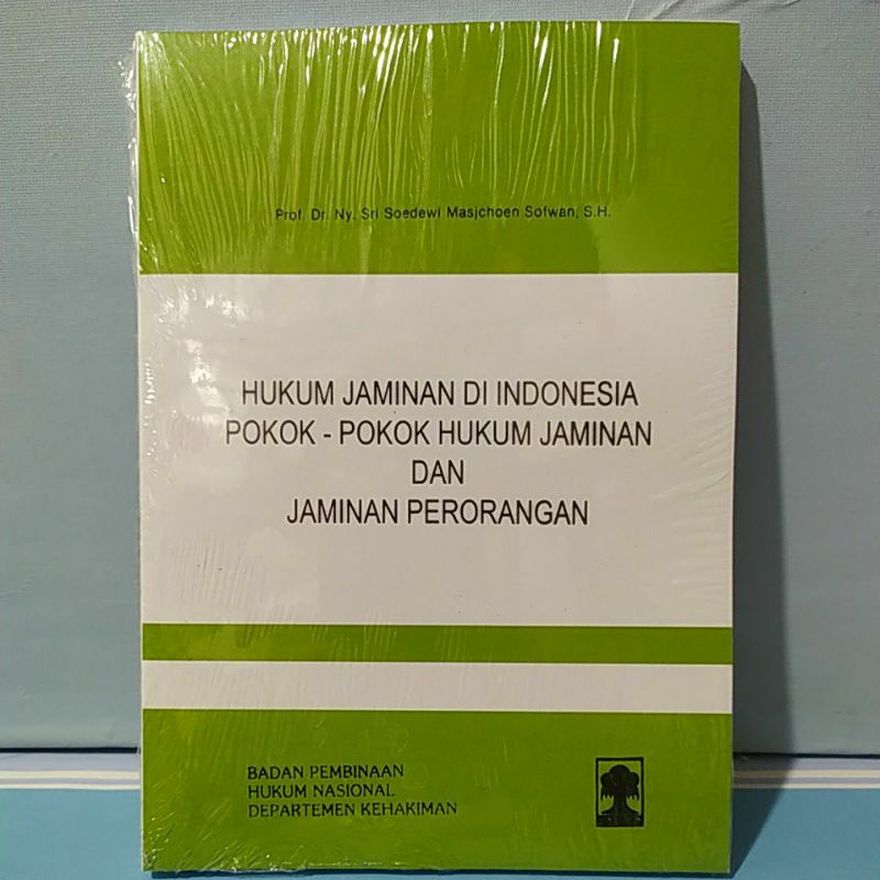Jual BUKU HUKUM JAMINAN DI INDONESIA POKOK POKOK HUKUM JAMINAN DAN JAMINAN PERORANGAN | Shopee ...