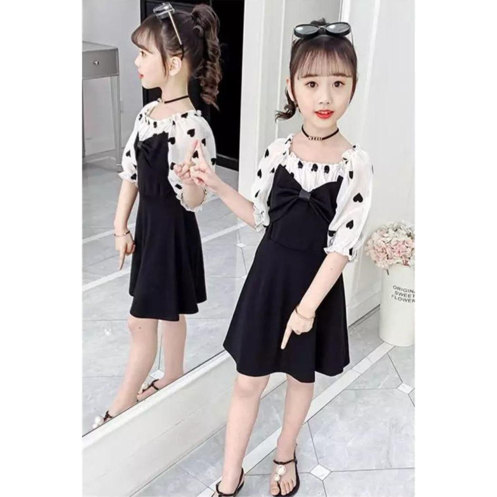 Jual BOBORA DRESS KIDS POLKA LOVE BKK UNTUK ANAK UMUR 5-8 TAHUN ...