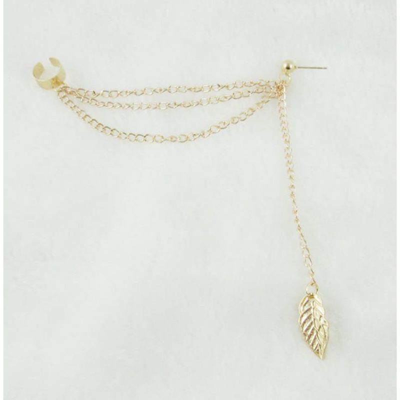 Jual ANTING RANTAI MOTIF DAUN STYLE KOREAN (HARGA YG TERTERA / PERPCS ...