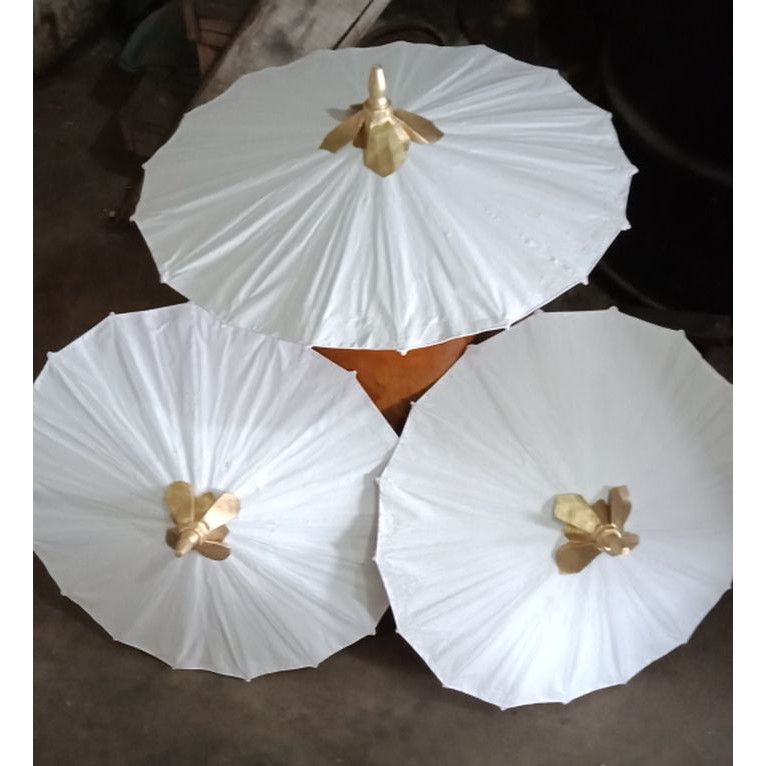 Jual Promo Payung Kertas Putih Polos Dimeter 55 cm terbaik | Shopee ...