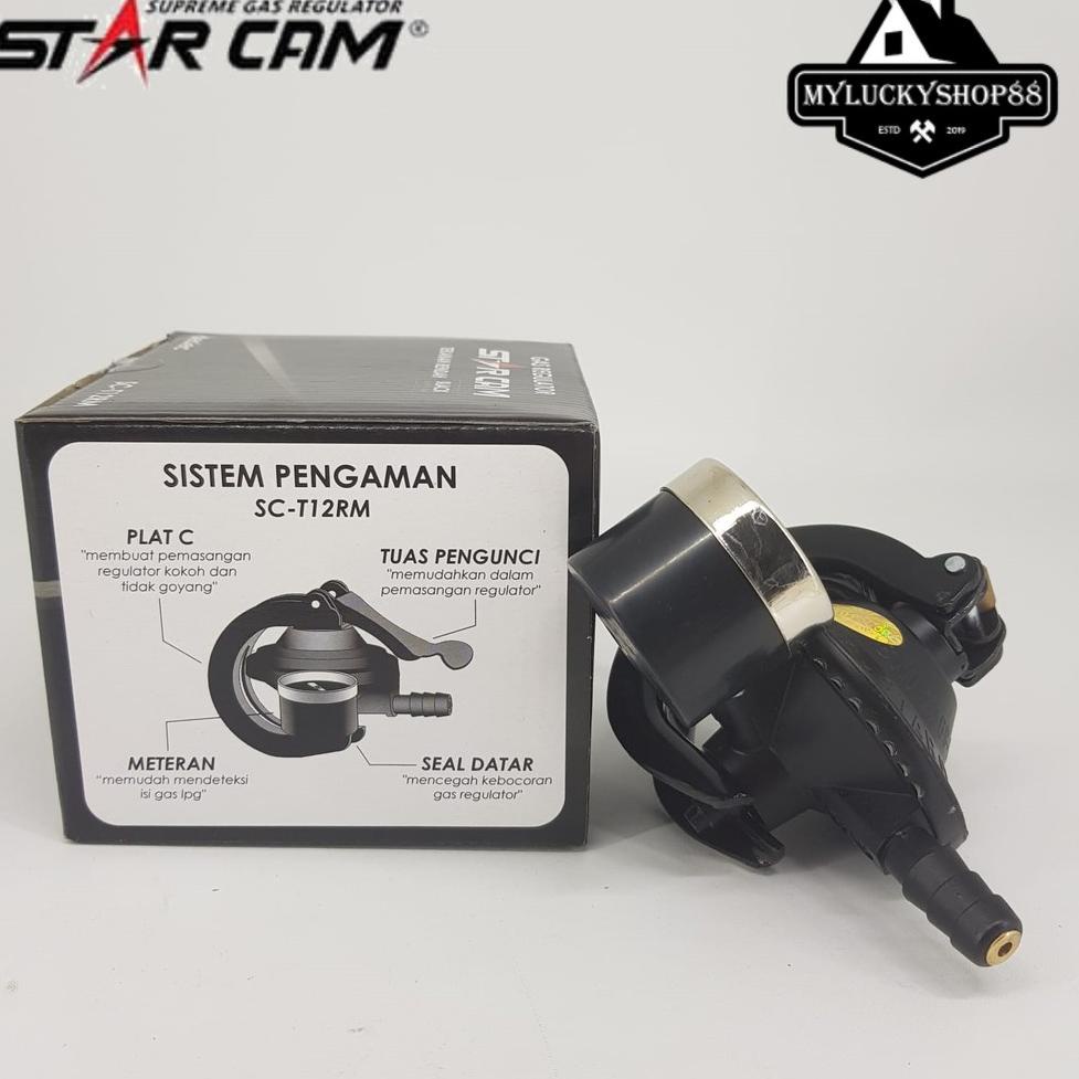 Jual ₲ Regulator Gas Star Cam SC-23M SC-T12RM Tekanan Rendah Meter ...