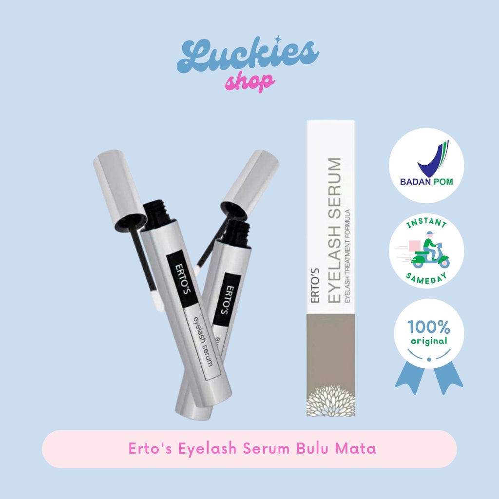 Jual Bpom Ertos Eyelash Serum Bulu Mata New Packaging Penebal Pemanjang