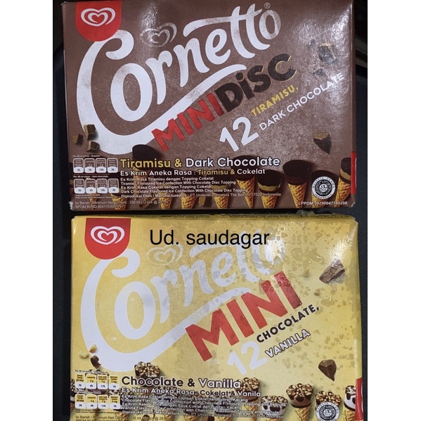 Jual Ice Cream Walls Cornetto Mini 1 box isi 12 Pcs | Shopee Indonesia