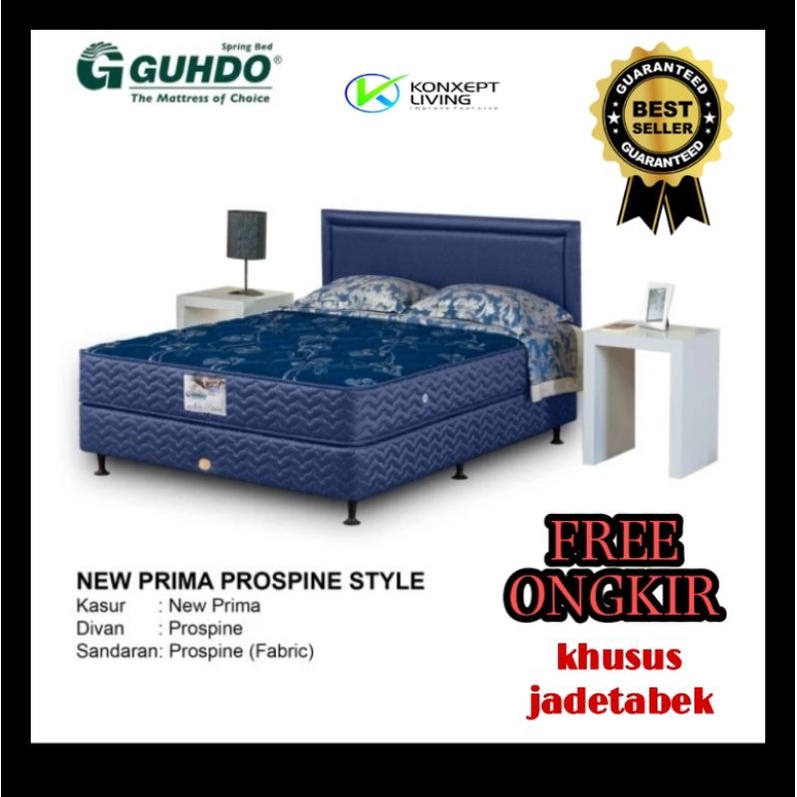 Jual Guhdo-Springbed New Prima Prospine Style (fullset) | Shopee Indonesia