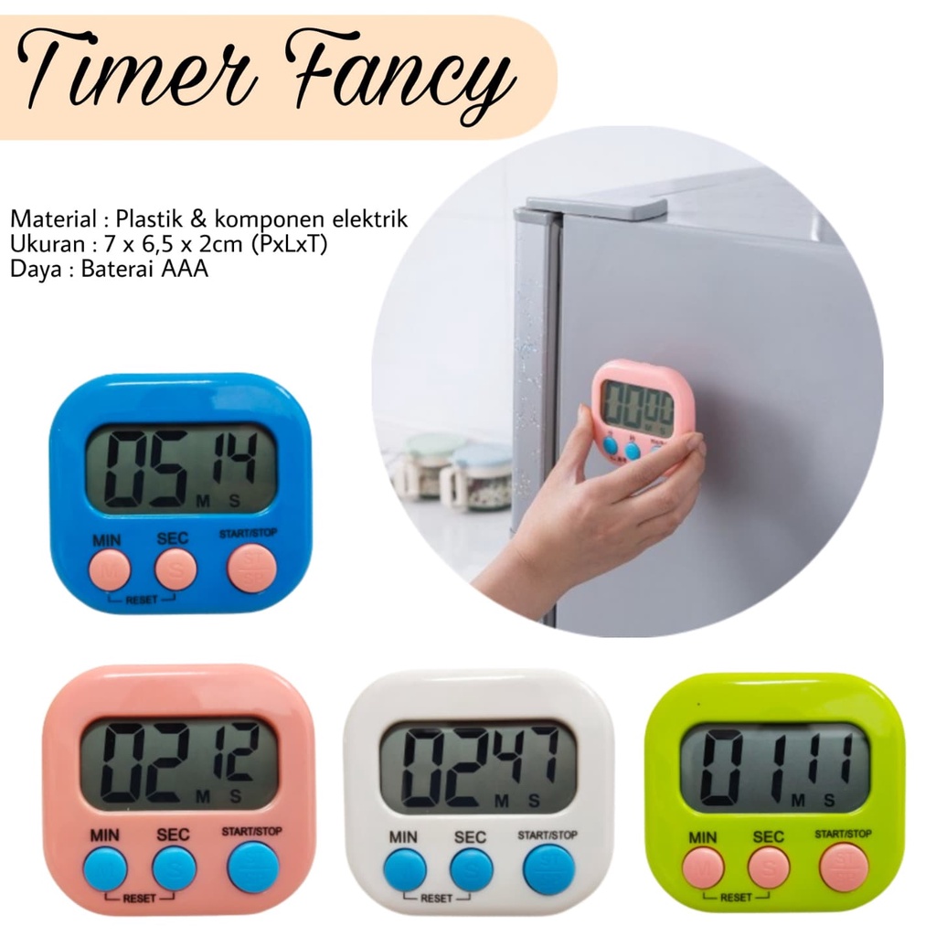 Jual TIMER FANCY / COOKING TIMER / TIMER DAN STOPWATCH | Shopee Indonesia