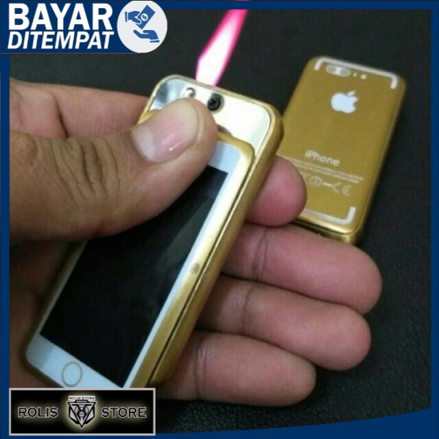 Jual Korek Api Gas Isi Ulang Model Iphon Mini Korek Unik Korek Api Bara ...