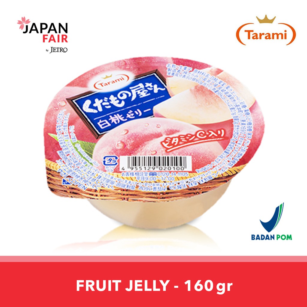 Jual Jelly Tarami White Peach Jelly 160 gr - Jeli Jepang buah persik ...