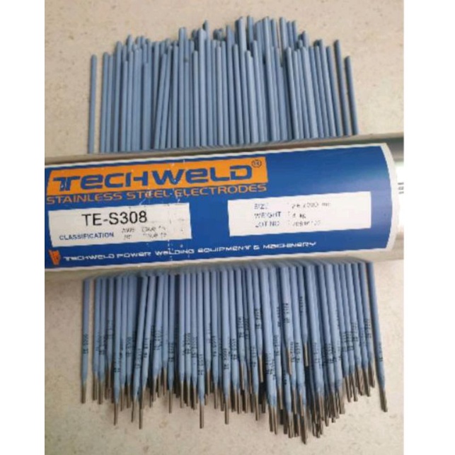 Jual Kawat Las Stainless Techweld 2,6x300mm | Shopee Indonesia