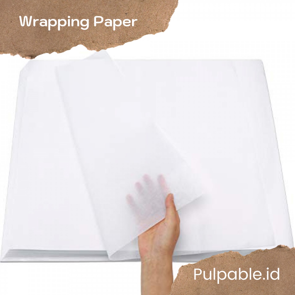 Jual 100 pcs Kertas doorslag / Tissue paper / Wrapping paper per 100 ...