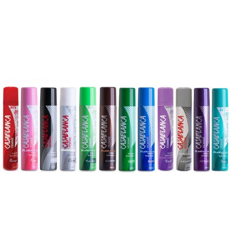 Jual CASSABLANCA BODY SPRAY KALENG 100ML/200ML | Shopee Indonesia