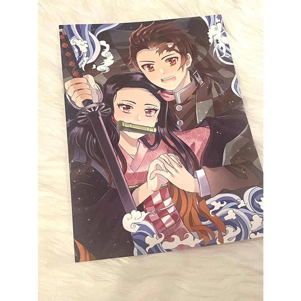 Jual KIMETSU NO YAIBA KEYCHAIN CHAR. NEZUKO & POSTER| Keychain anime ...