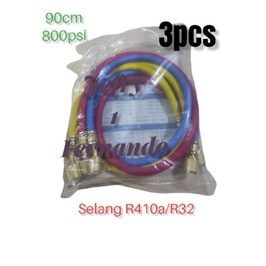 Jual SELANG MANIFOLD R410 / R410A / R32 SELANG ANALIZER KABEL 90CM ...