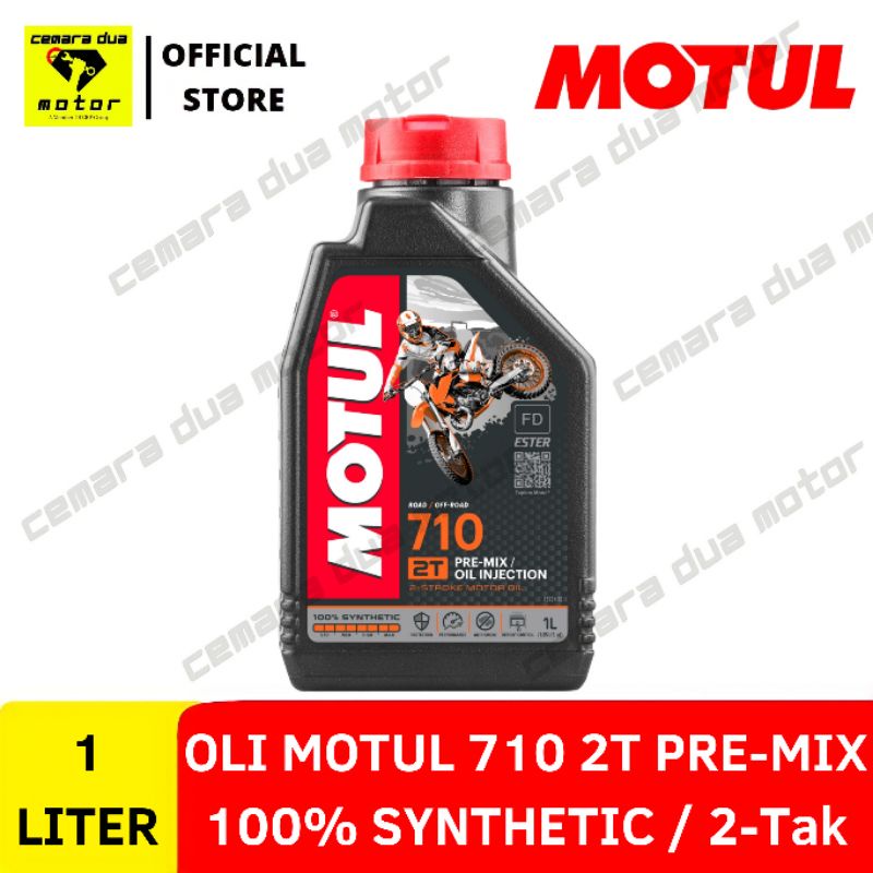 Jual OLI MOTUL 710 2T 1 LITER PRE-MIX / OIL INJECTION OLI SAMPING 2TAK 2-STROKE MOTOR OIL FULL ...