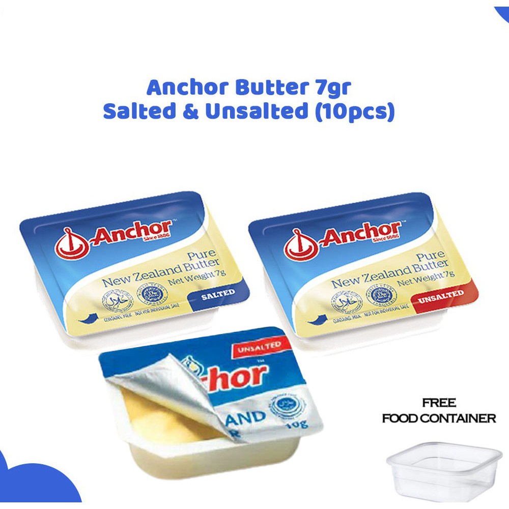 Jual Anchor butter unsalted 7 gr (8 cup)/untuk MPASI (mohon baca keterangan) | Shopee Indonesia