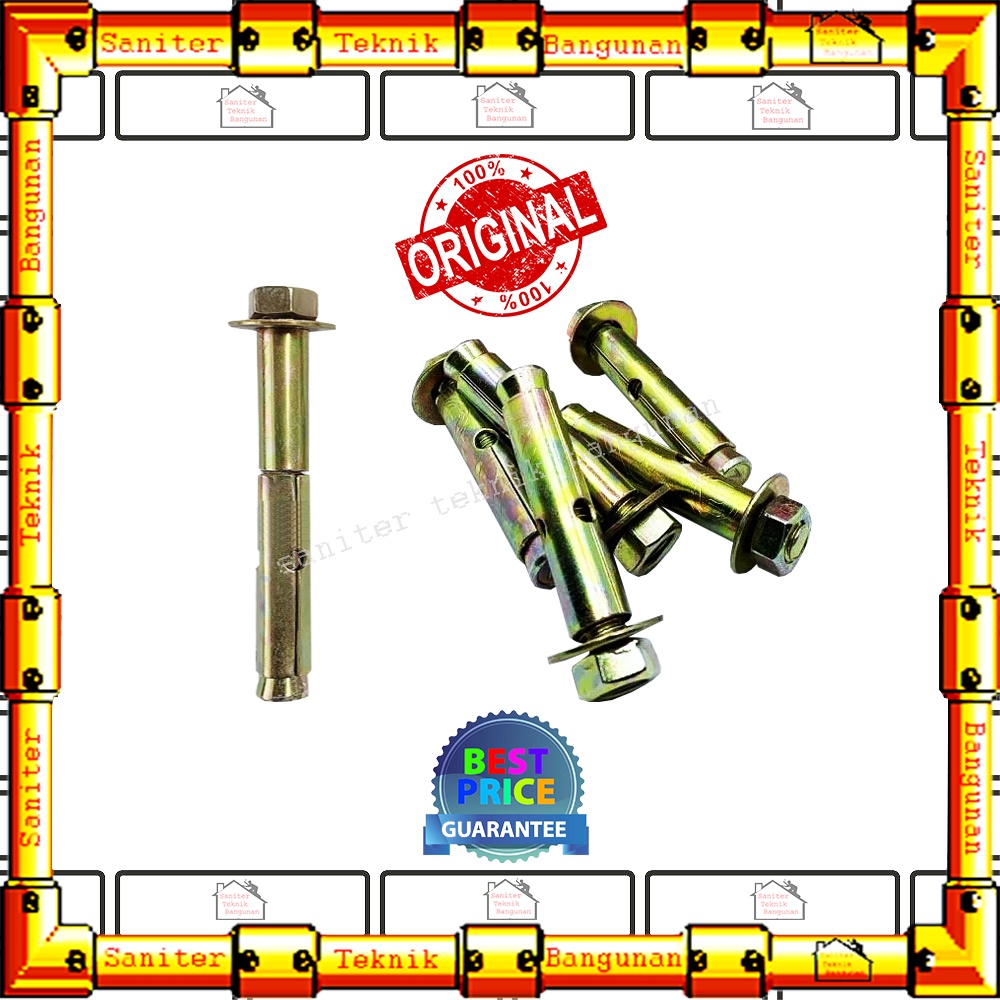 Jual Baut Tanam Beton Dynabolt 12X60 Baut Tembok Dinabolt | Shopee ...