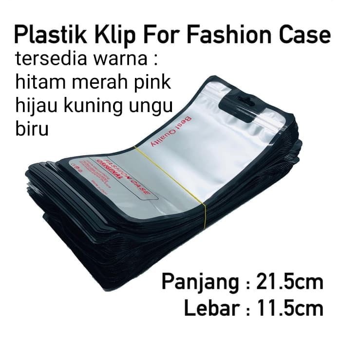 Jual Plastik Klip Ukuran Besar Casing Case Sarung fashion isi 100pc ...