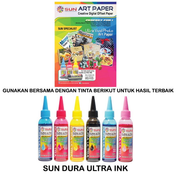 Jual Kertas Art Paper Sun Art Paper 100 120 150 210 230 260 Gram