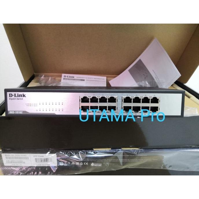 Jual DLINK DGS1016C 16 Port Gigabit Switch | Shopee Indonesia