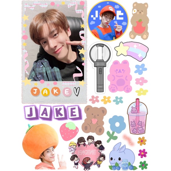 Jual Stiker ENHYPEN Cute Aesthetic ( Sudah Cutting ) Jay Sunghoon Heeseung Sunoo Jake Jungwon ...