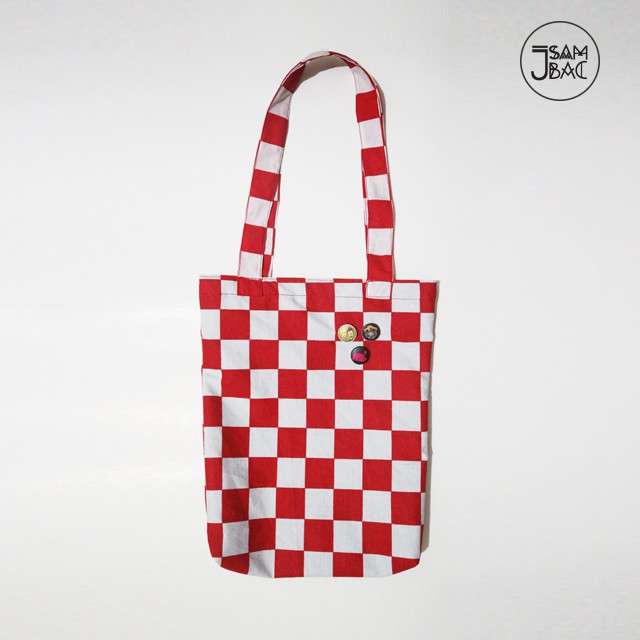 Jual Checkerboard totebag tas kotak-kotak totebag | Shopee Indonesia
