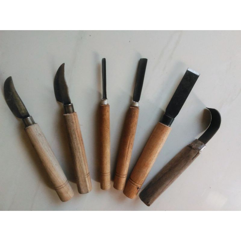 Jual paket pisau ukir raut dan kerajinan komplit | Shopee Indonesia