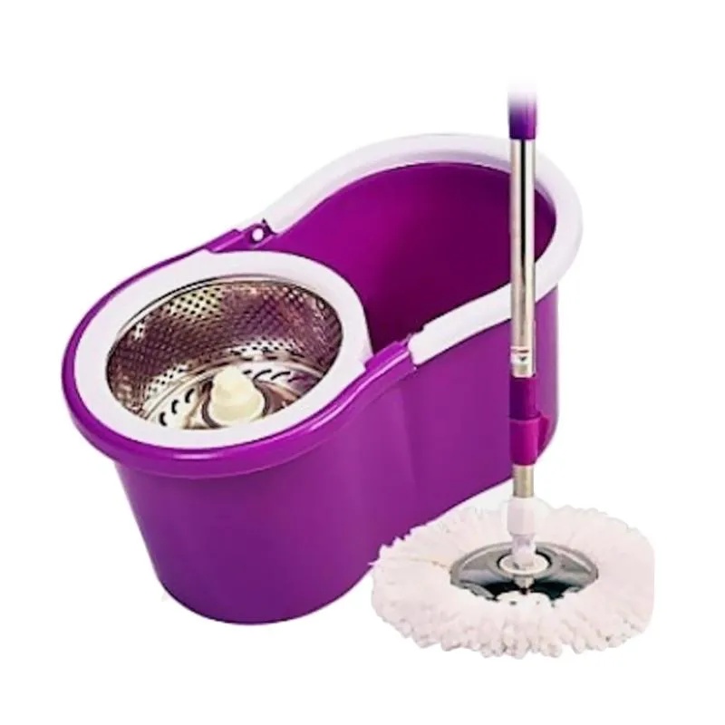 Jual Alat Pel Putar Peras Otomatis Stainless Roda Vitara VT602 Spin Mop ...