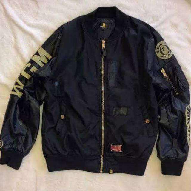 Jual Bomber Bape x Chris brown | Shopee Indonesia