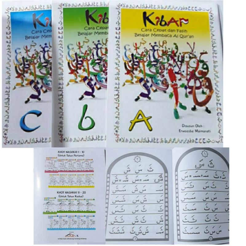 Jual Buku Kibar Membaca Iqro Huruf Al Quran Panduan Membaca Huruf ...