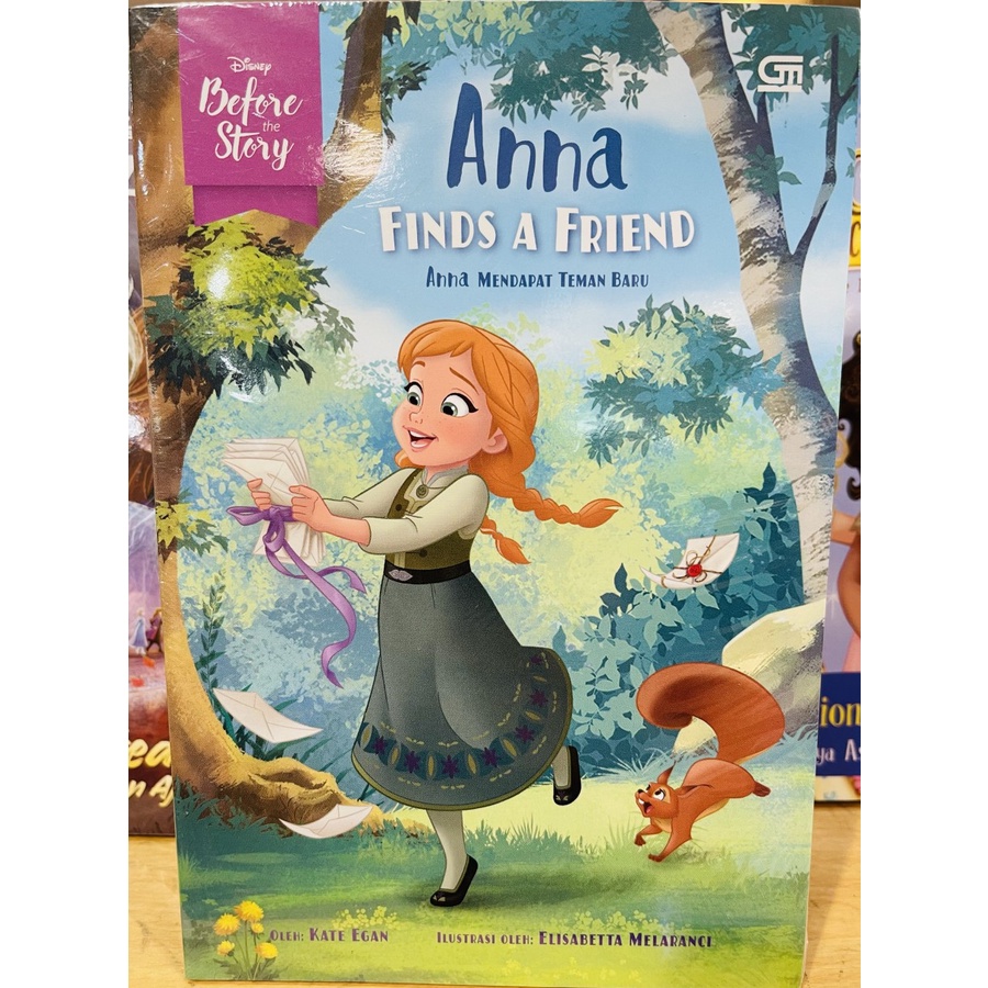 Jual buku cerita anak disney before the story anna finds a friend ...