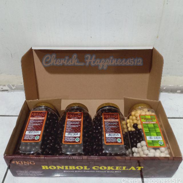 Jual 1 Kotak D'KING Bonibol Cokelat & Combi & Pelangi & Balado ...