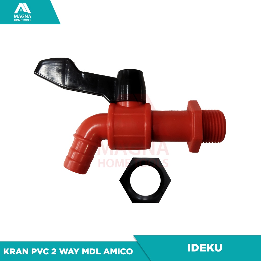 Jual KRAN PLASTIK/PVC AIR 2 ARAH IDEKU MDL AMICO ORIGINAL | Shopee Indonesia