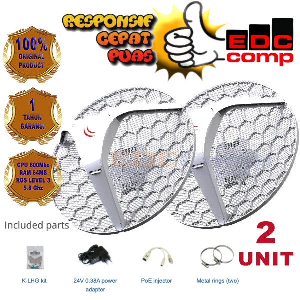 Jual Mikrotik Rblhg-5nd - Rb Lhg-5nd ISI 2 Unit | Shopee Indonesia