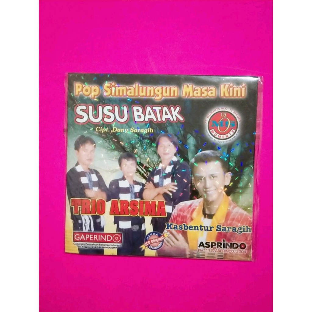 Jual kaset VCD original Lagu Batak terlaris I bersama TRIO ARSIMA & KASBENTUR SARAGIH | Shopee ...