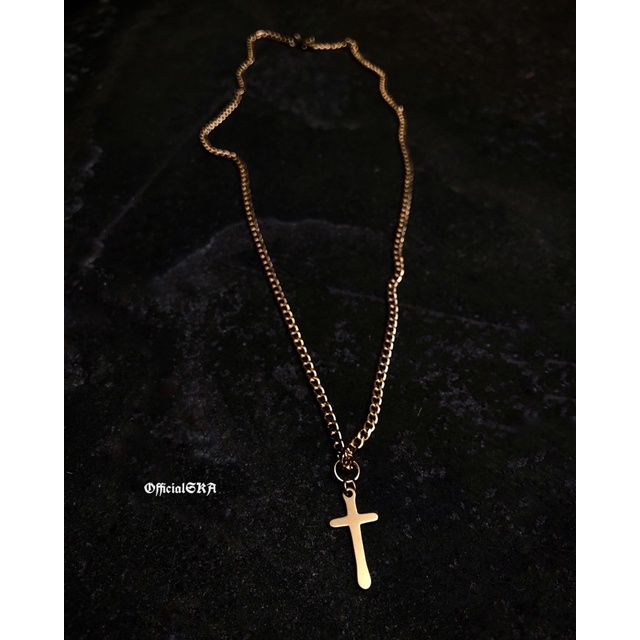 Jual SMALL GOLDEN CROSS ( KALUNG SALIB EMAS SKA JEWELRY BEST SELLER ...