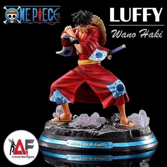 Jual Action figure One Piece Monkey D Luffy statue gear 3 g3 wano kuni ...