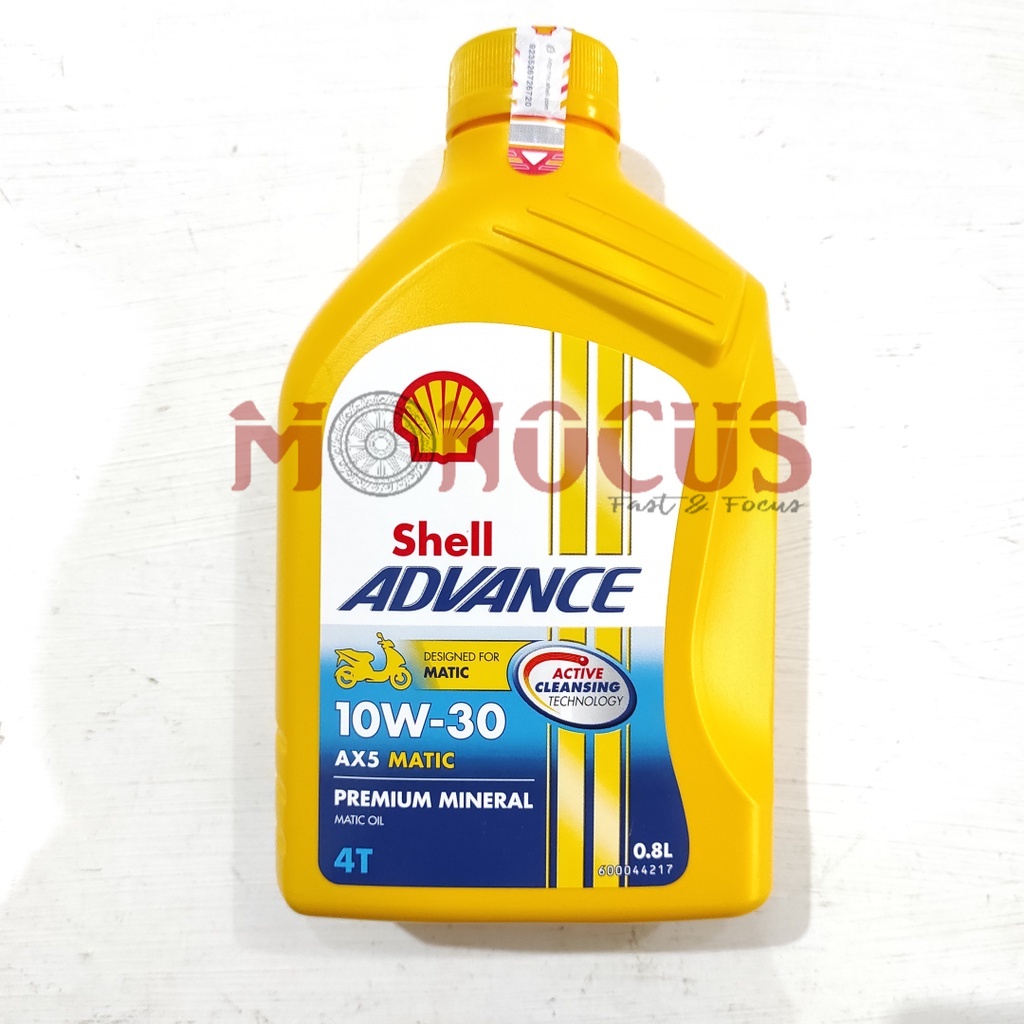 Jual Oli Shell Matic AX5 Scooter Motor Matik 800ml Premium Mineral Oil ...