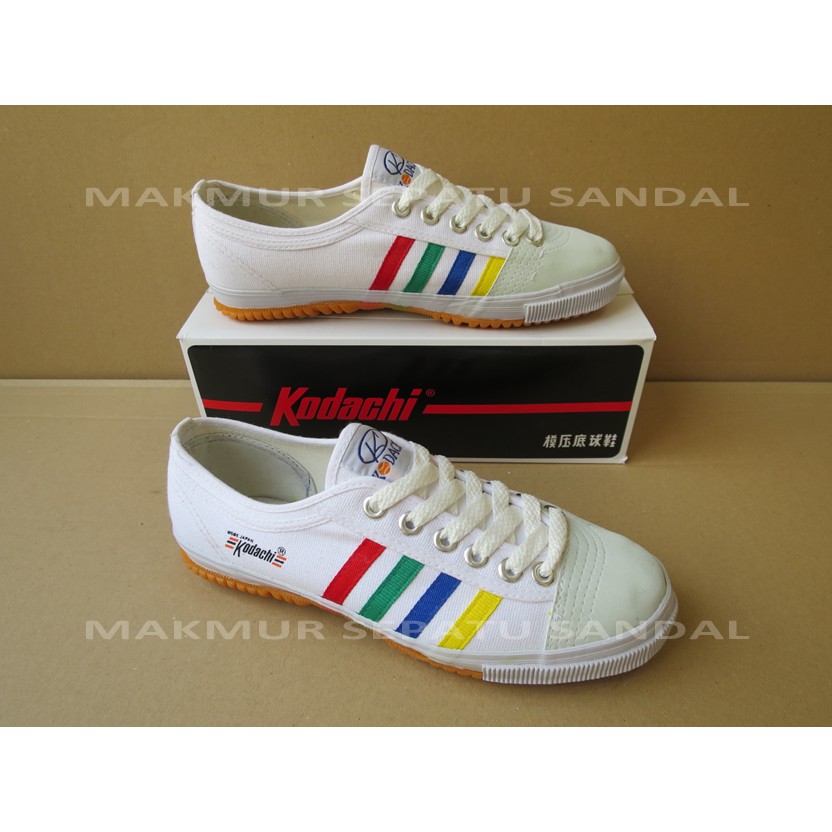 Jual Sepatu Capung - Kodachi 8111 Rainbow 2 - White | Shopee Indonesia