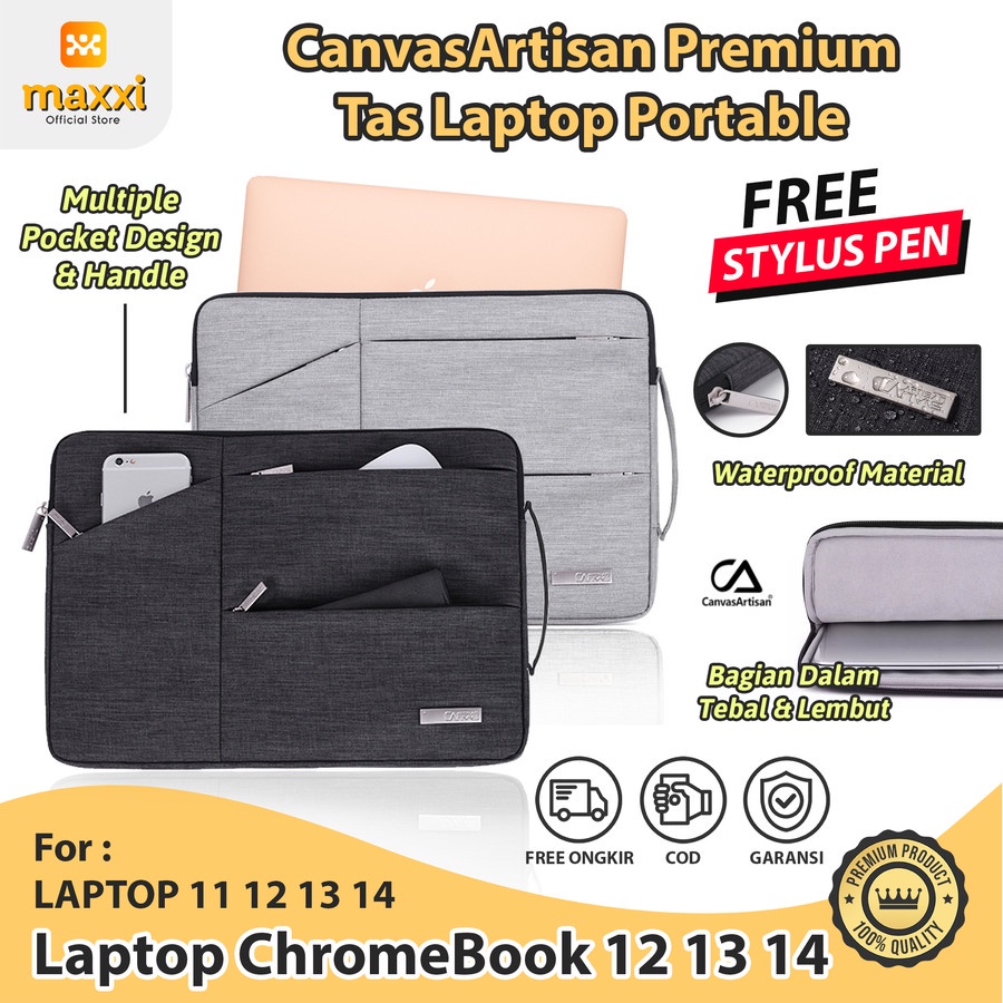 Jual Tas Sleeve Pouch Case ChromeBook Laptop Bag Kerja Asus Dell HP ...