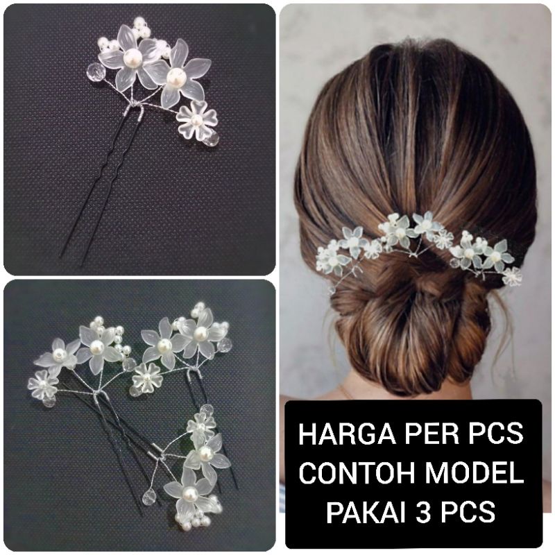 Jual Hairpin Tusuk Sanggul 1 Pcs Tusuk Konde Hiasan Rambut Hairpiece ...